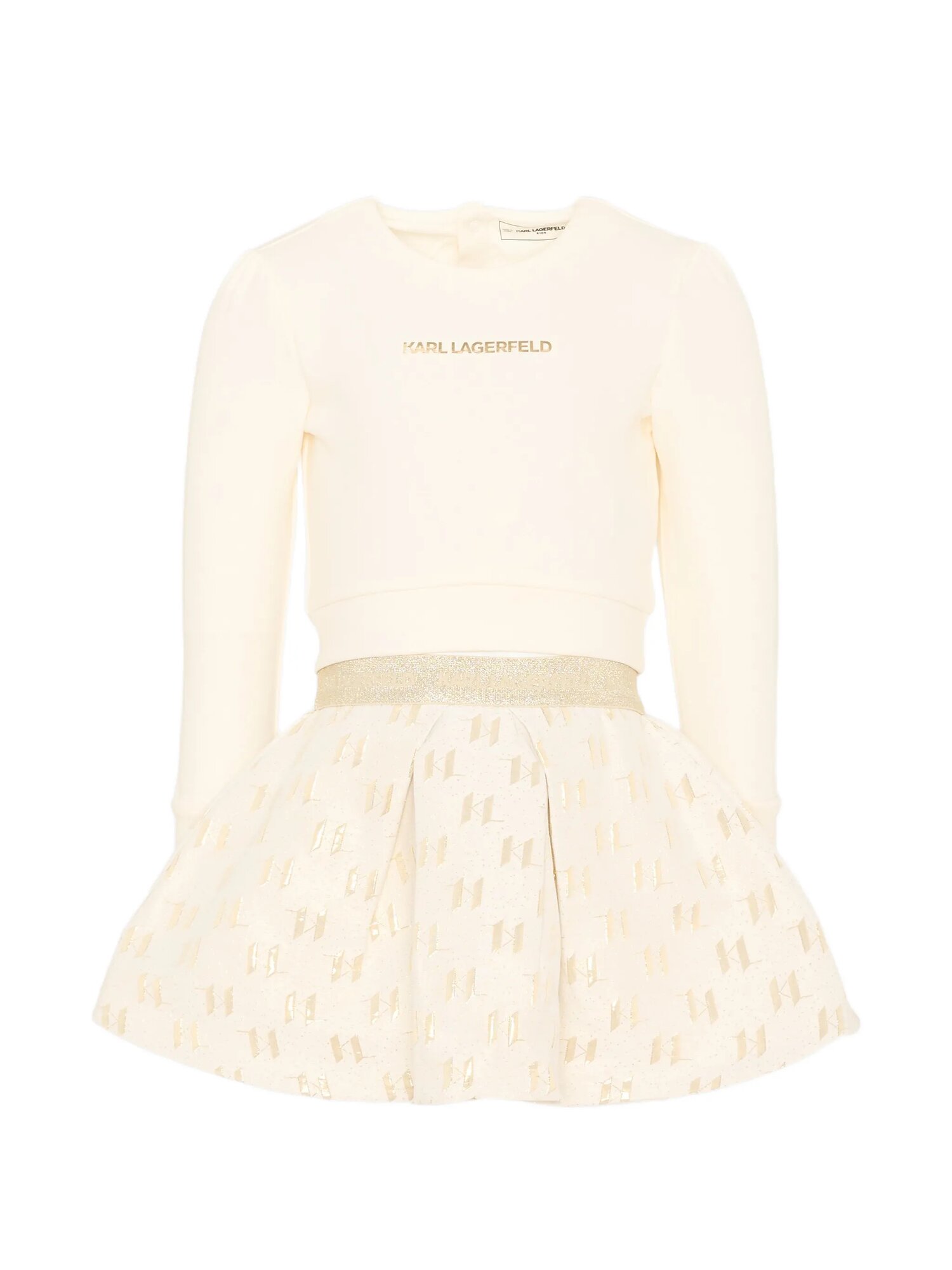 Комбинезон Logo-print monogram-pattern playsuit