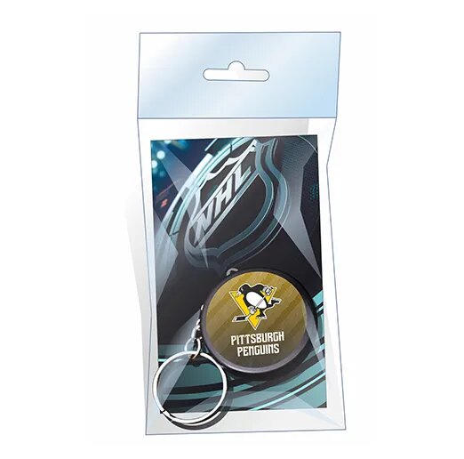 Брелок мини-шайба Pittsburgh Penguins