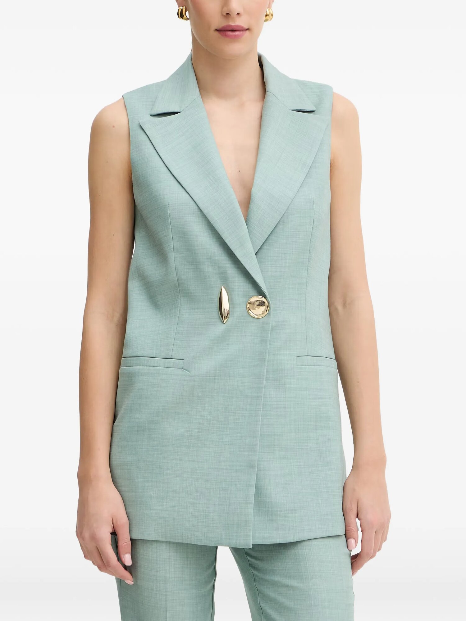 Пальто Embellished-button waistcoat