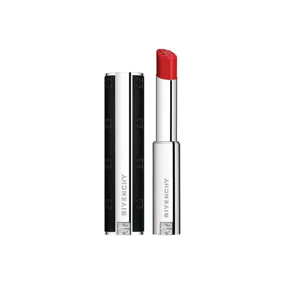 Тонкая тушь женская Givenchy, сатиновая помада No.310 Radiant Tomato, 2,7 г