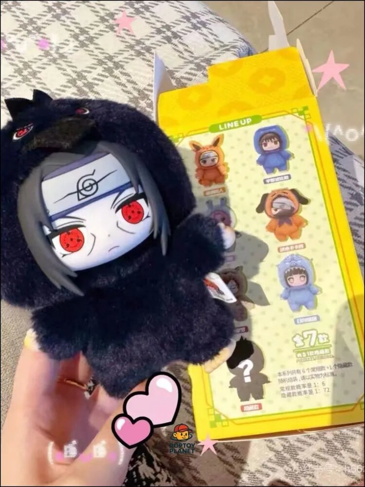 NARUTO Blind box Лабубу Наруто Наруто Глухая коробка,99% вероятность получить редкую скрытую модель