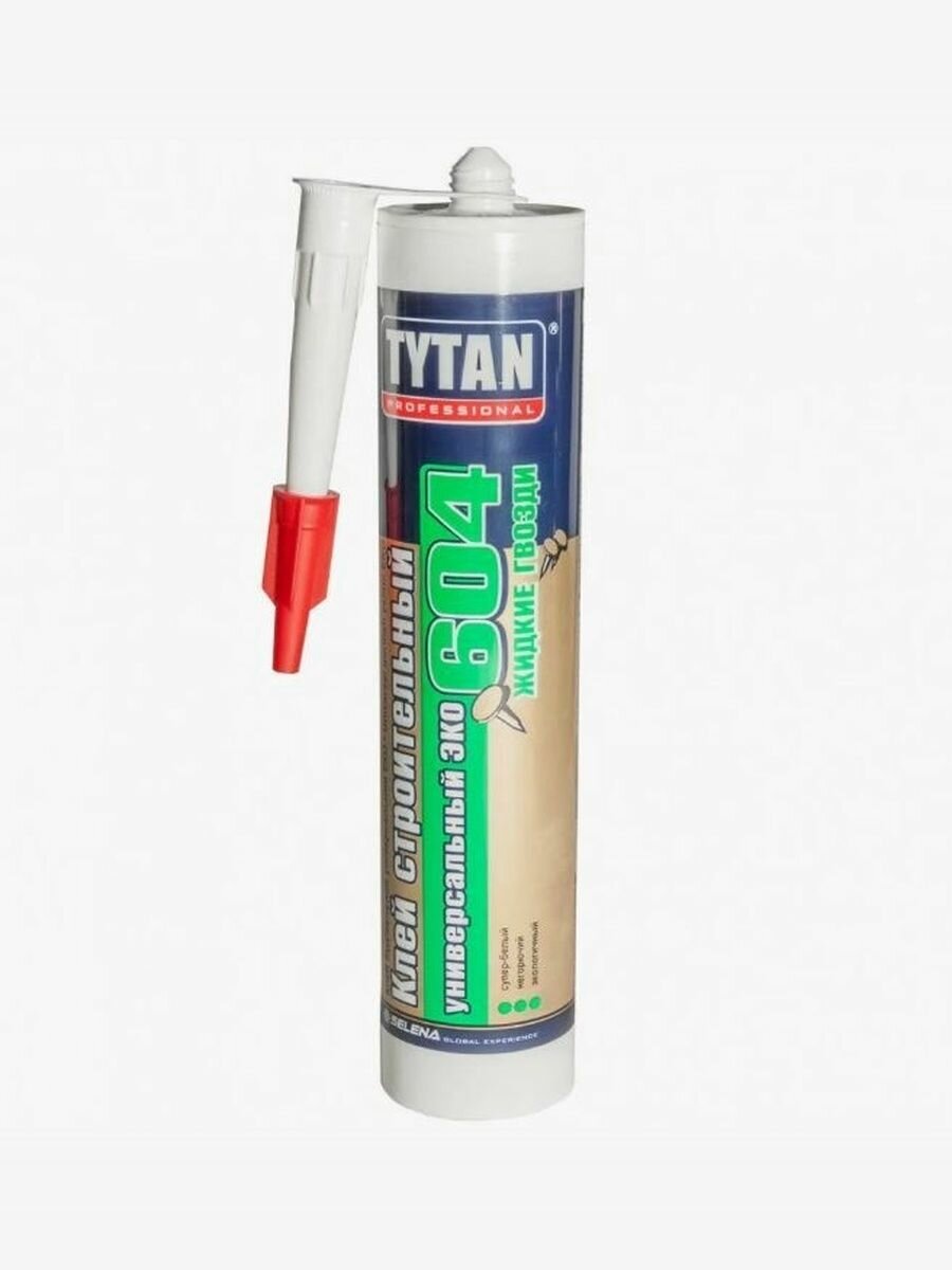 Tytan Professional Строительный Универсальный клей Эко №604 белый 440г