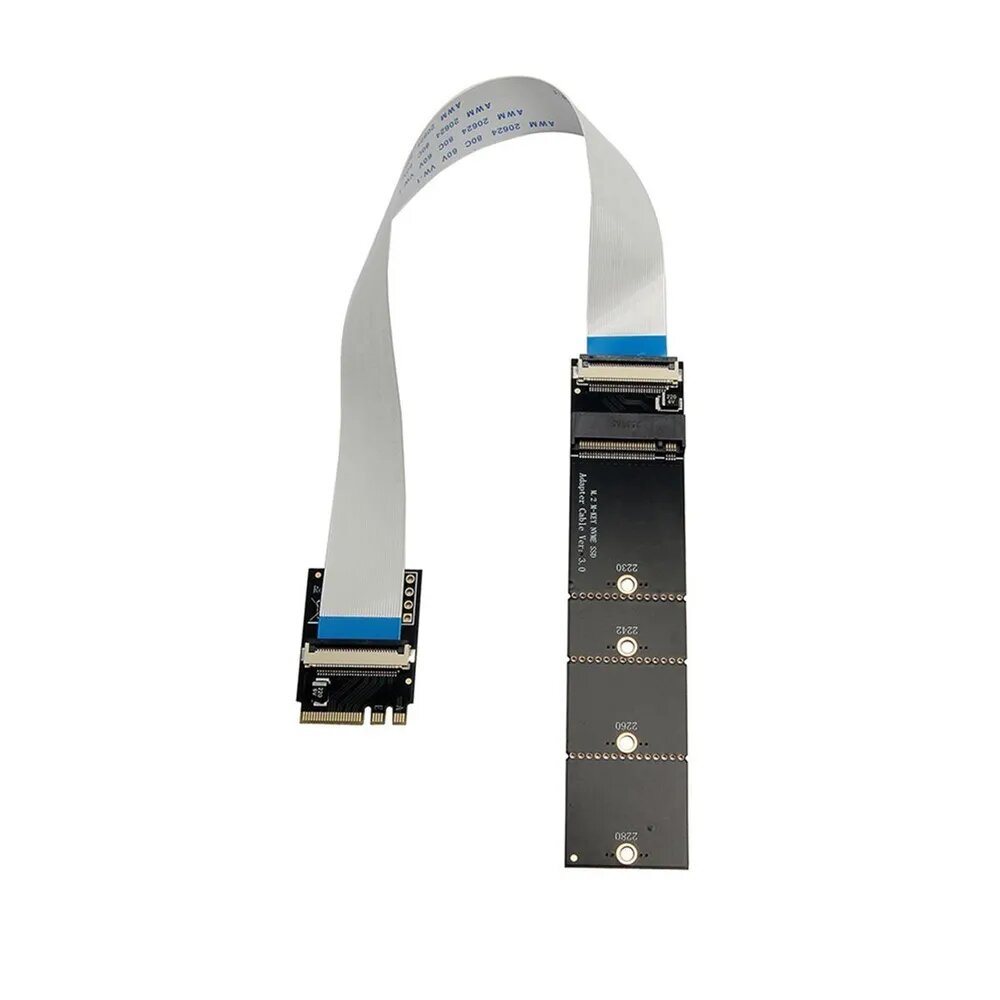 Адаптер M.2 AE KEY К M.2 NVME M KEY, Адаптер M.2 NGFF WIFI К KEY-M