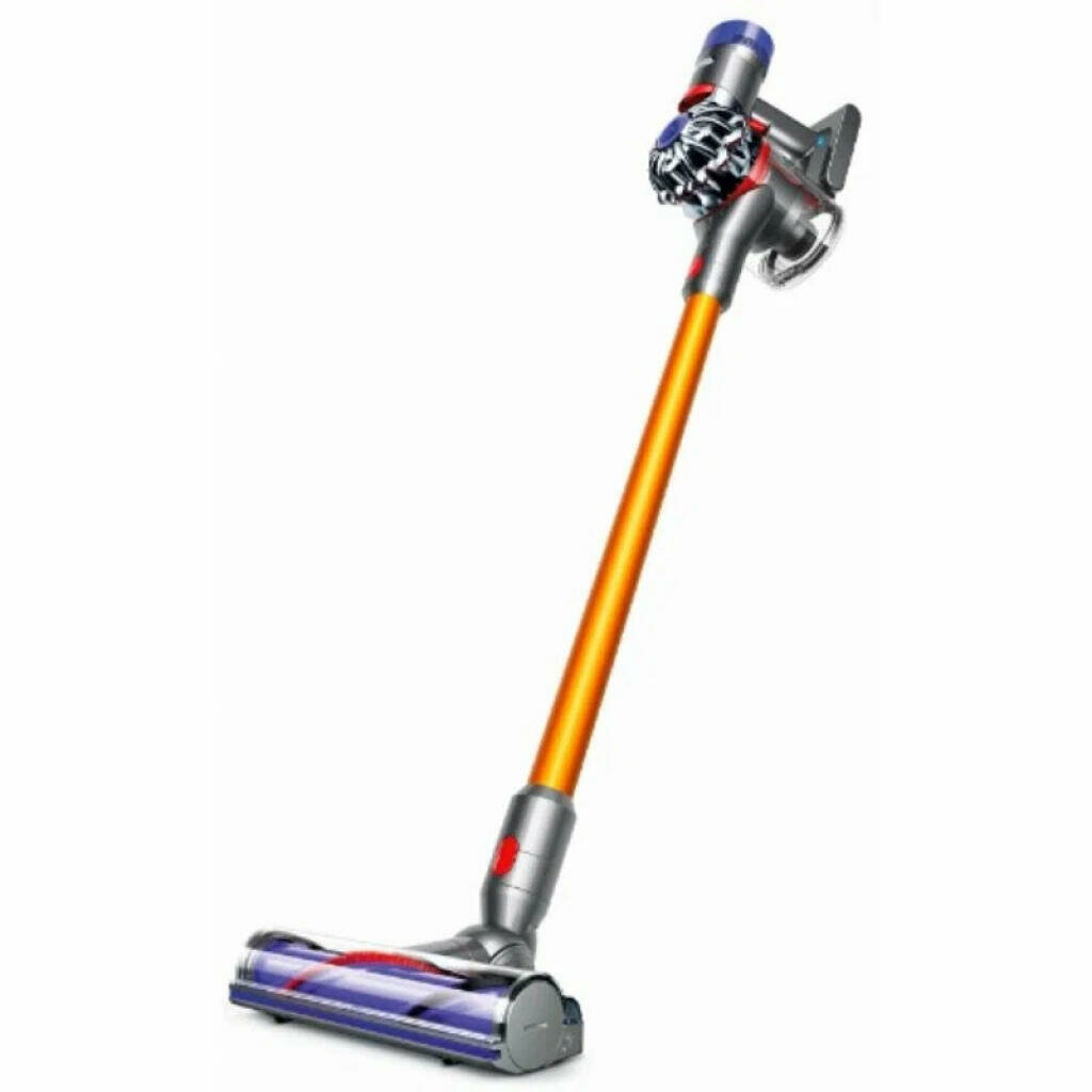 Пылесос Dyson V8 SV25 Advanced, Yellow/Nickel (Желтый/Серый)