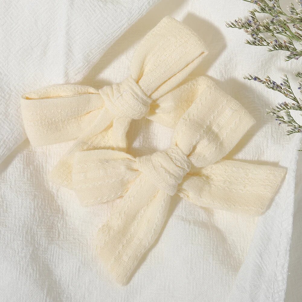 Детские заколки CUTE BOWS SH011-SH016 Белый, 1PCS, SH015-4