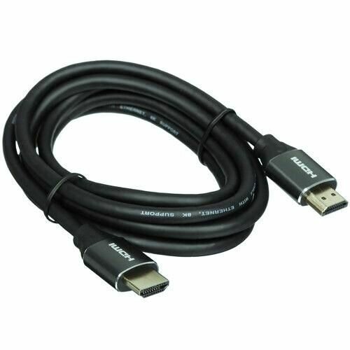 Кабель, разъемы HDMI - HDMI2 м, цвет- черный, надежный