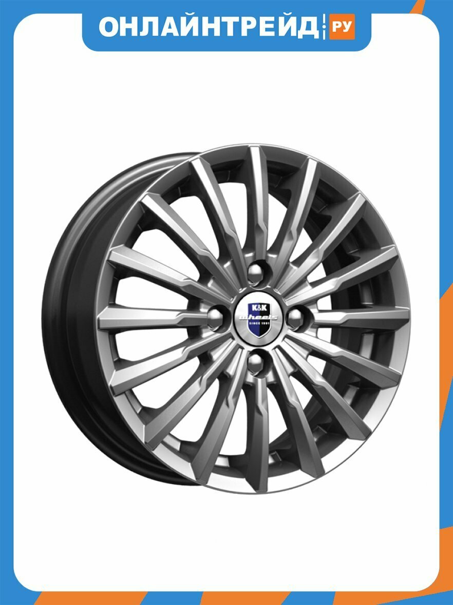 Диск K&k Акцент 7x17/5x114.3 D67.1 ET50 дарк платинум
