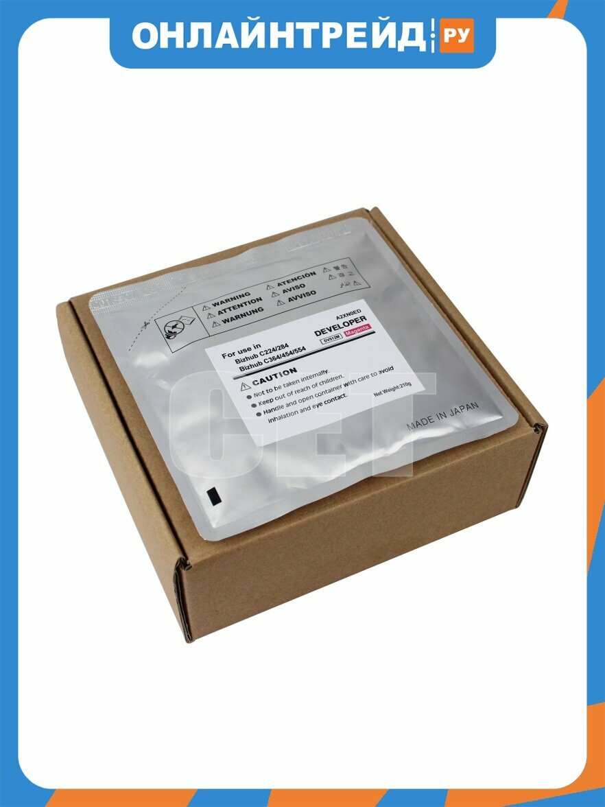 Девелопер Cet 8127 (A2XN0ED) для Konica Minolta Bizhub C224/C284/C364/C454/C554 590000стр.