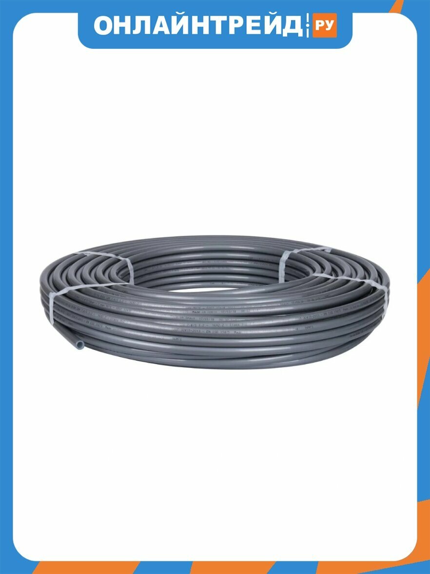 Труба Rommer 16х2,2 (бухта 100 метров) PE-Xa с кислородным слоем, серая RPX-0001-001622