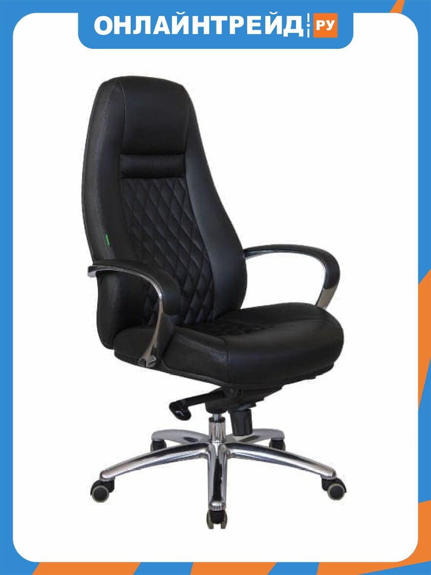 Кресло руководителя Riva Design RIVA CHAIR RCH F185 Чёрный (А8) натуральная кожа