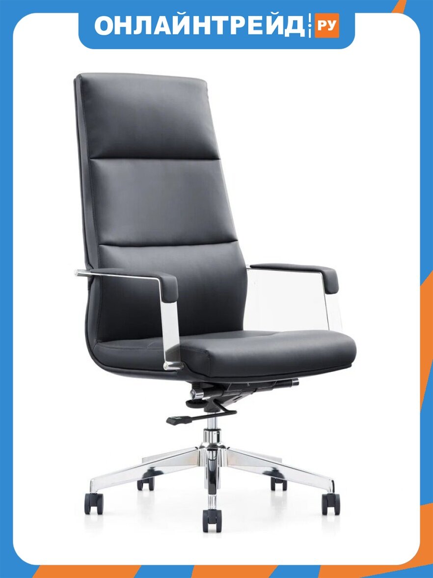 Кресло руководителя Sunon Slim SL900 экокожа черный