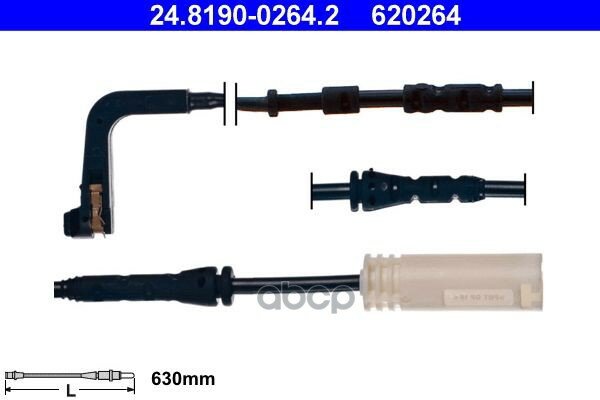 Датчик износа торм. колодок пер.[644mm] Ate арт. 24-8190-0264-2