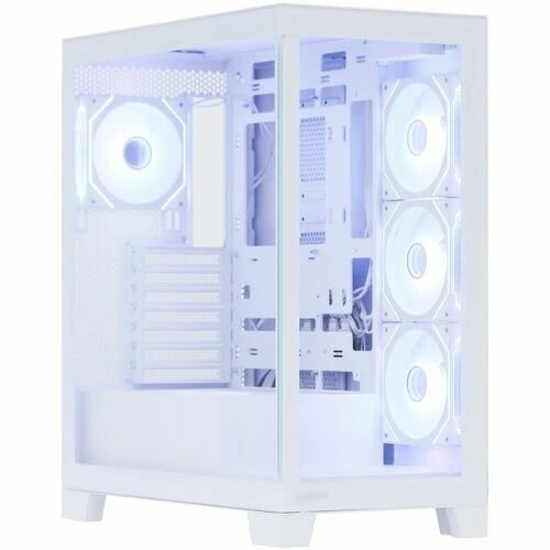 Компьютерный корпус ARDOR GAMING Crystal CC2 (GAMING CRYSTAL CC2) белый - Midi Tower, ATX, USB 3.2 Gen 1 Type-A, USB 3.2 Gen 1 Type-C