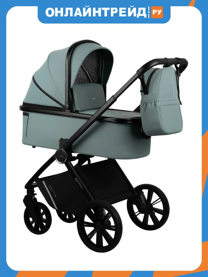 Коляска 2 в 1 Indigo STING зеленый