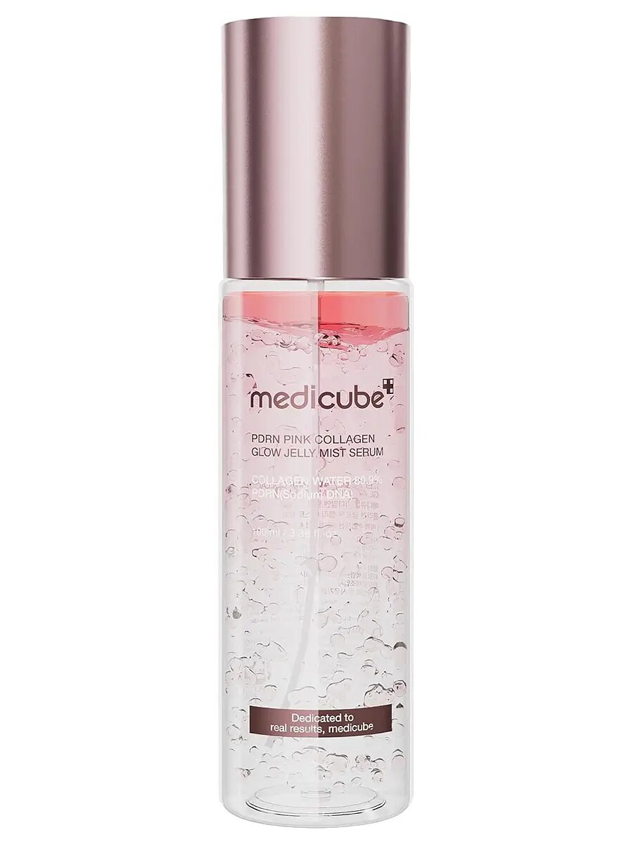 Medicube Сыворотка-мист с пдрн и коллагеном для сияния кожи PDRN Pink Collagen Glow Jelly Mist Serum 100 мл