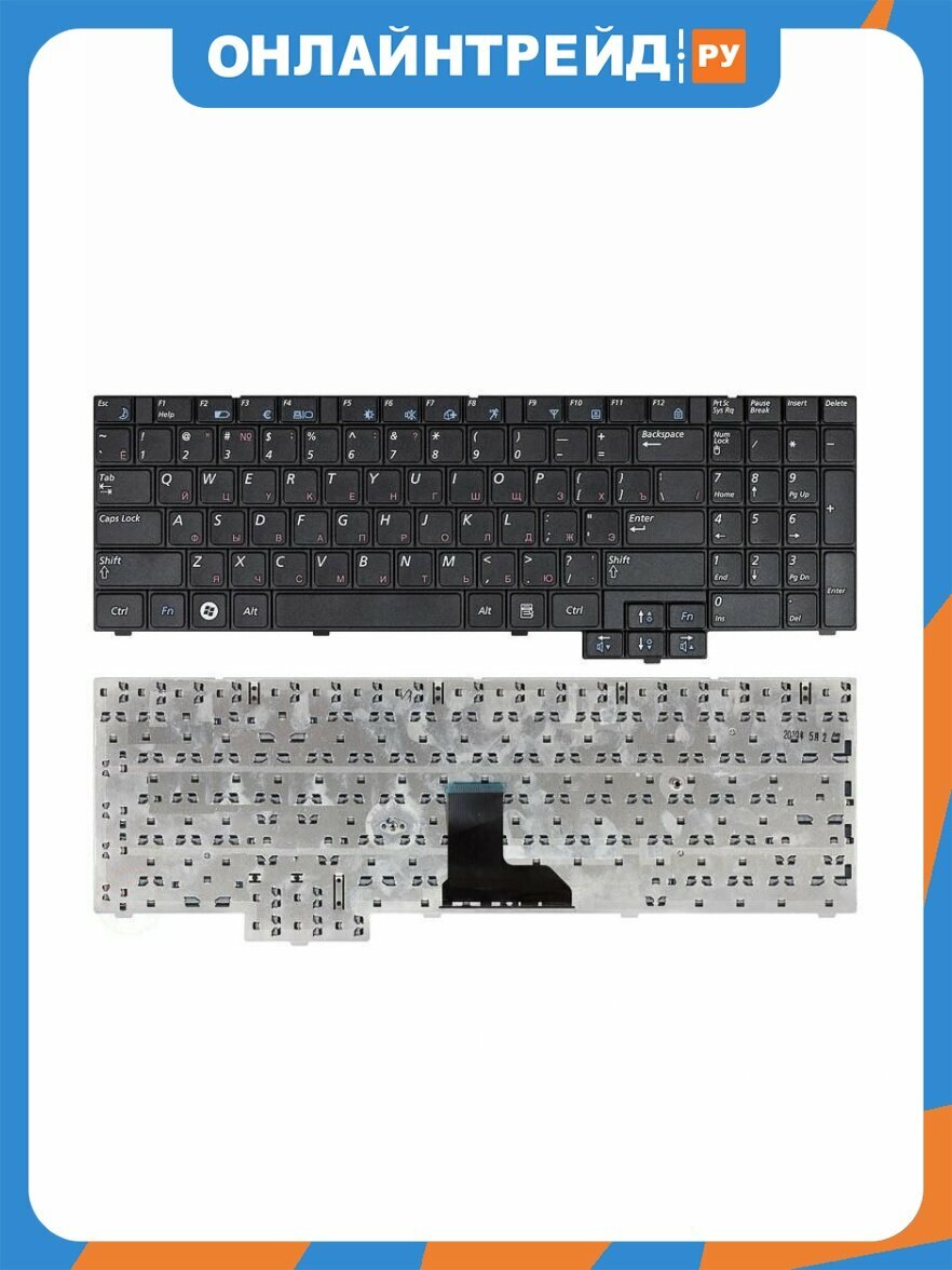 Клавиатура для ноутбука Amperin Samsung R519 R528 R530 R540 R618 R620 R525 R719 RV510 RV508 черная