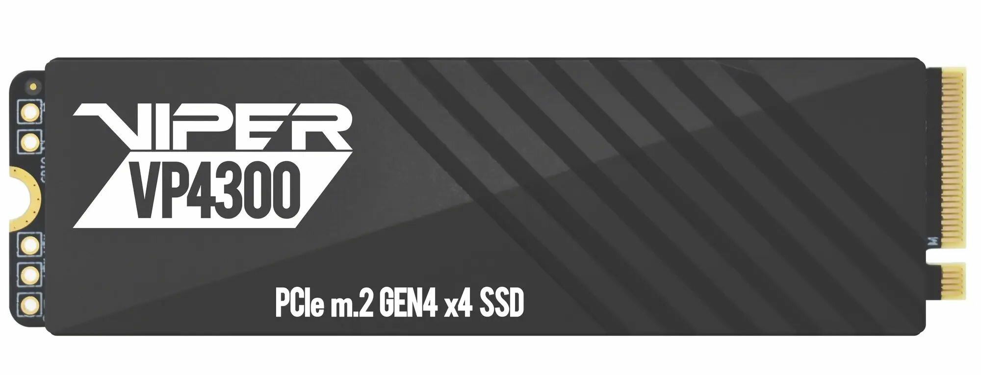 4 ТБ M.2 NVMe накопитель Patriot Viper VP4300 (VP4300-4TBM28H) - PCI-E 4.0, чтение - 7400 МБ/с, запись - 6800 МБ/c, TBW - 4000