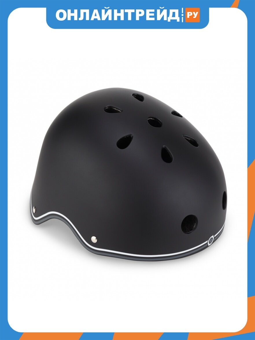 Шлем защитный Globber Primo Lights XS/S (48-53см), черный