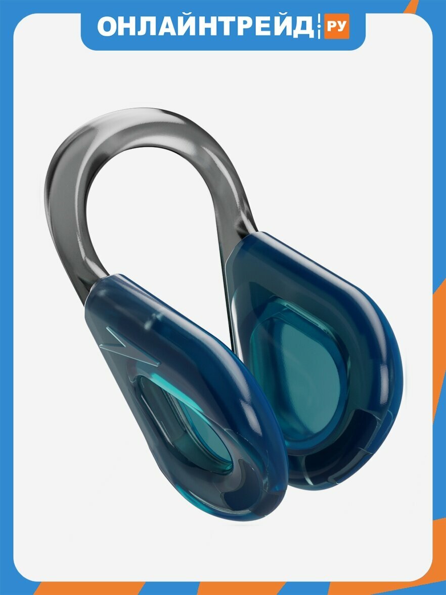 Зажим для носа Speedo BIOFUSE NOSECLIP AU BLUE/GREY синий/серый, 8-00440014491