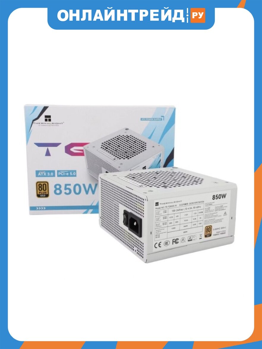Блок питания Thermalright 850W Gold White TR-TG850S-W