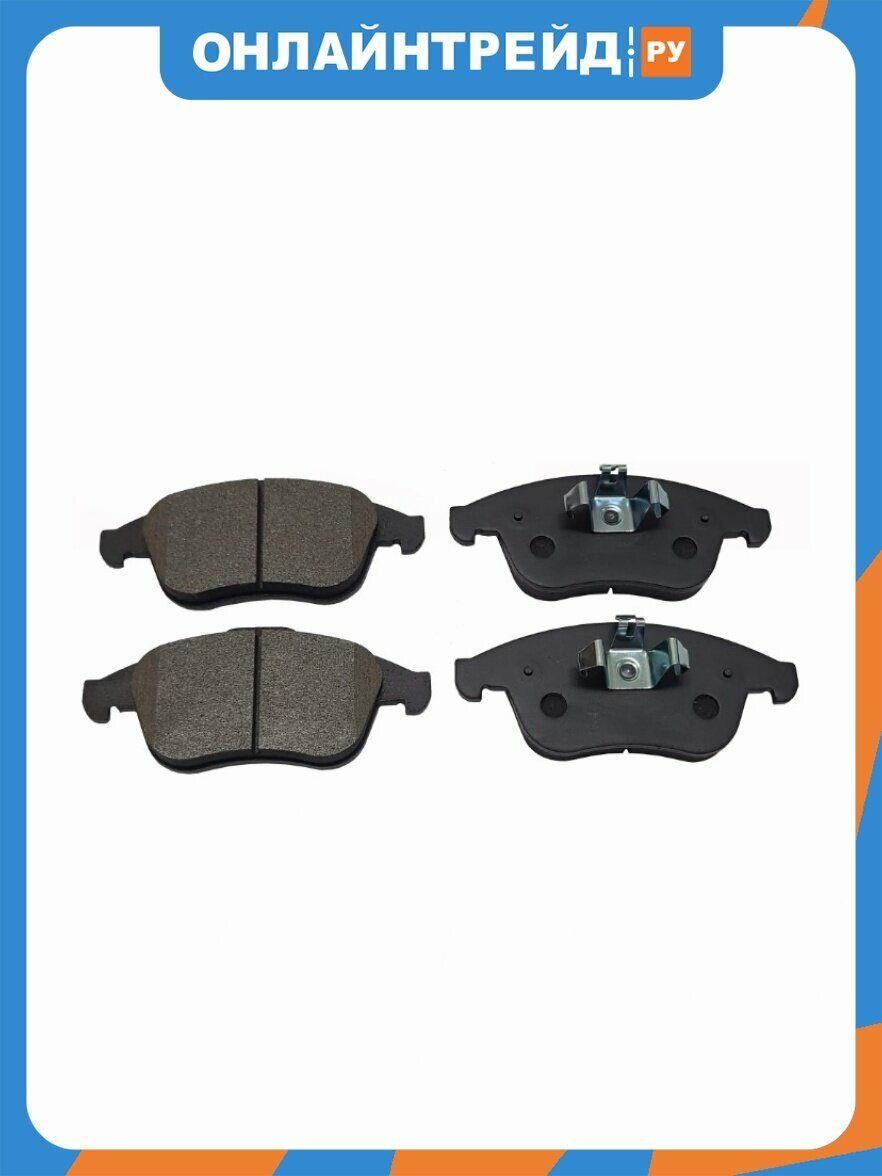 Колодки тормозные передние Ctr для RENAULT Clio IV/Megane III/Scenic III, 4 шт, GK0987