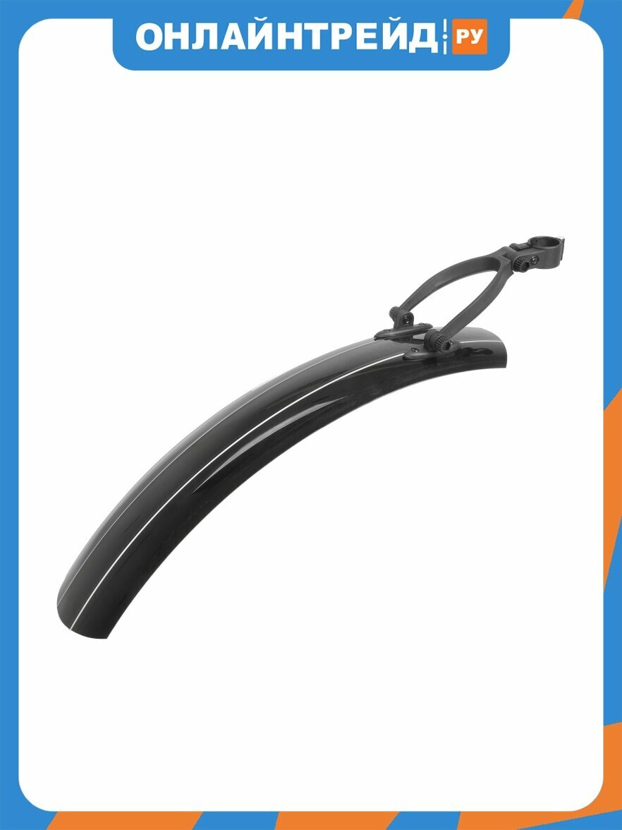 Крыло M-wave 5-386206 металлопласт 24-29"/115мм зад. на подсед. шт. д/FAT BIKE рег. угол/высота черн