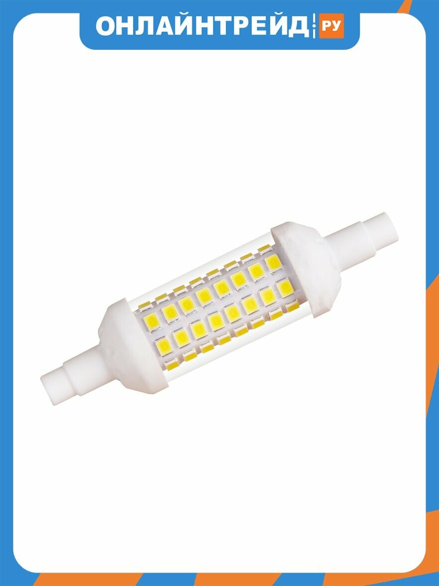 Светодиодная лампа Uniel LED-J78-6W/4000K/R7s/CL PLZ06WH картон