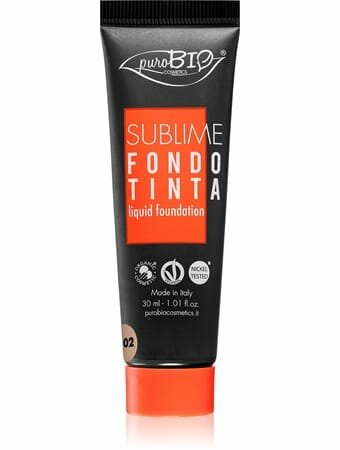 Тональный крем PuroBIO Cosmetics Sublime, оттенок 02, 30 мл