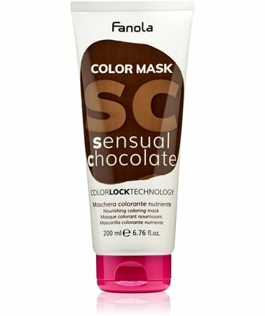 Маска для волос fanola color mask sensual chocolate, 200 мл