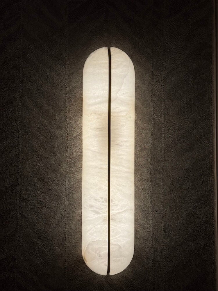 Бра Arco M алебастр металл — фото 1