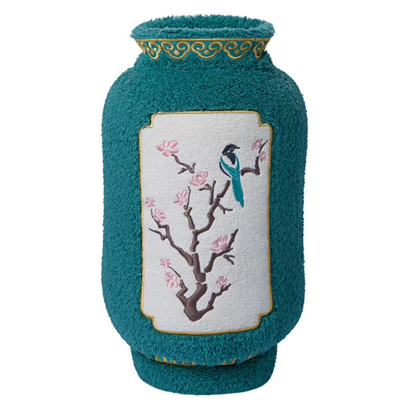 Ваза плюшевая унисекс Porcelain, Lantern Bottle/Green, 17 см