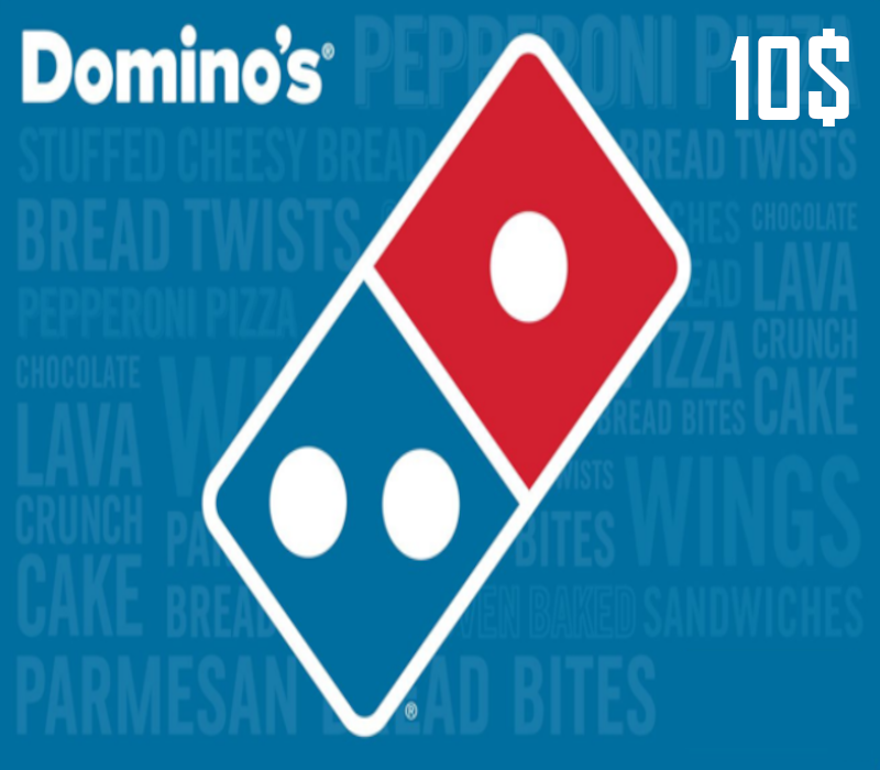 Domino's Pizza $10 Подарочная карта US • регион Северная Америка