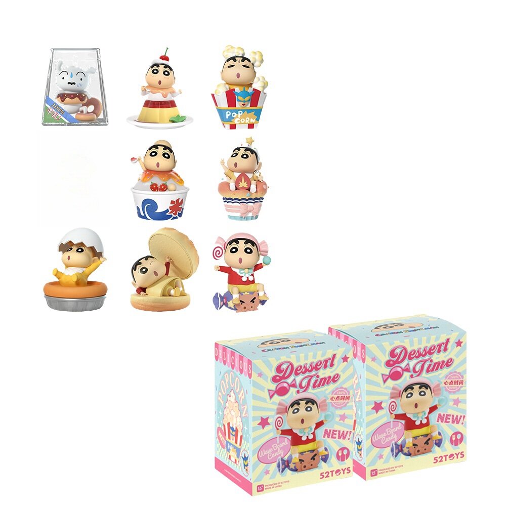 Фигурки-сюрпризы 52TOYS Crayon Shin chan Heartbeat Moments Collection, 2 Mystery Boxes (Random Style)