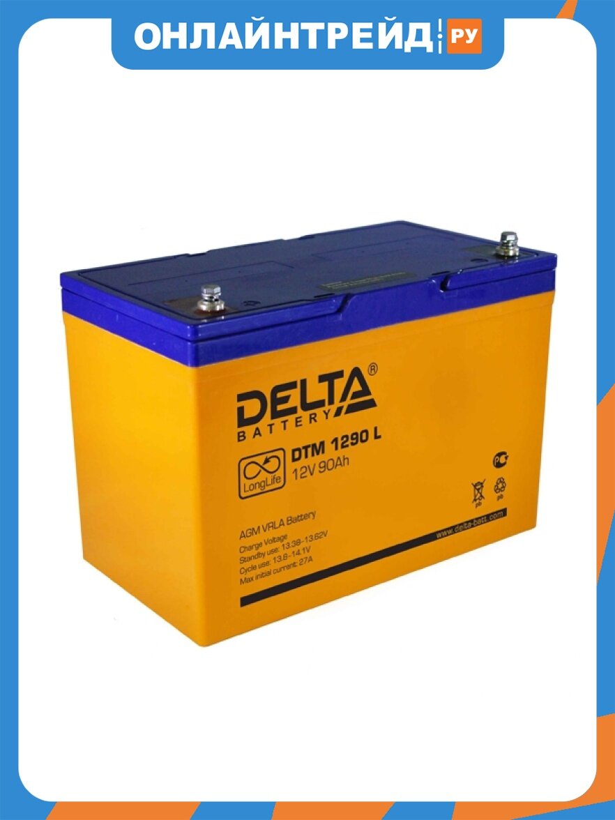 Аккумуляторная батарея для ИБП Delta Battery DTM 1290L
