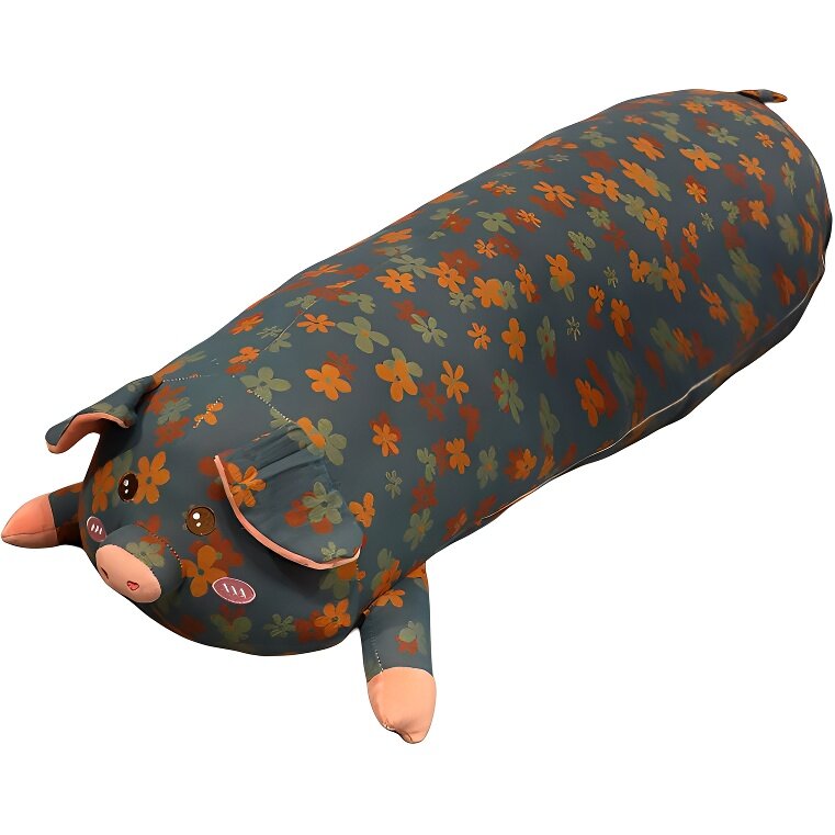 Плюшевая кукла унисекс JIHUIMAO Милая свинка, Green Floral Pig, 110CM EU