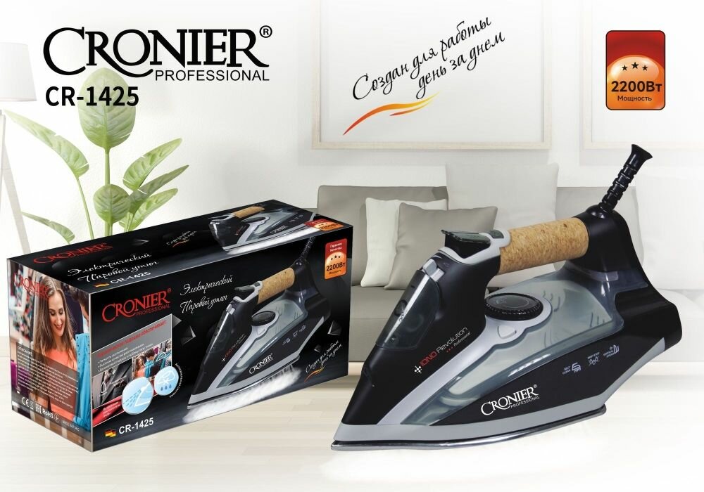 Электрический Паровой Утюг Cronier CR-1425