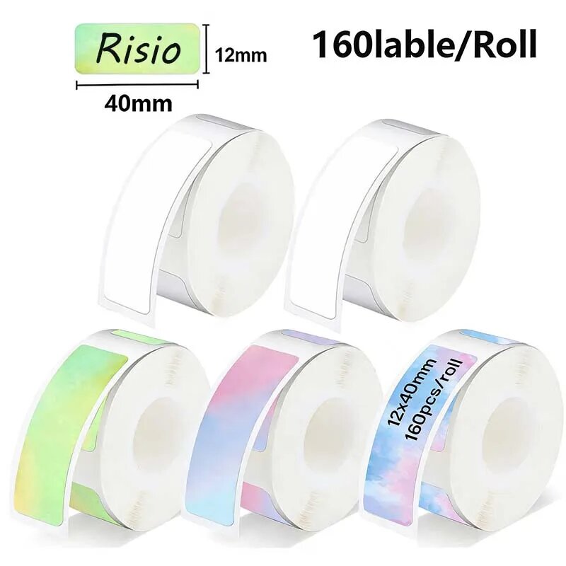 Термоэтикетка Risio 12x40 мм, Pattern-D, 5PK — фото 1