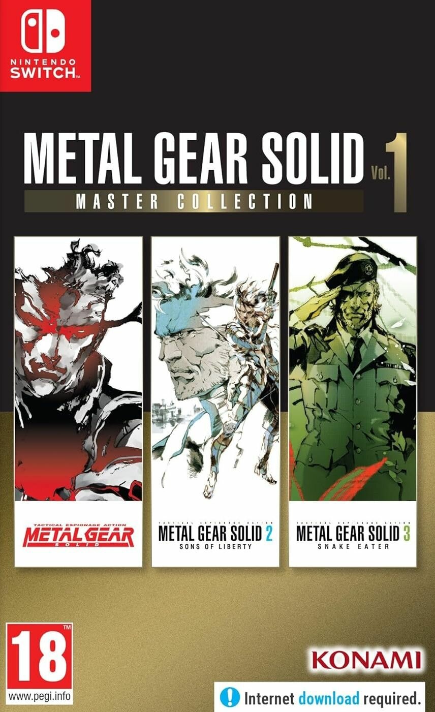Игра Metal Gear Solid Master Collection vol. 1 Switch Картридж на Nintendo Switch