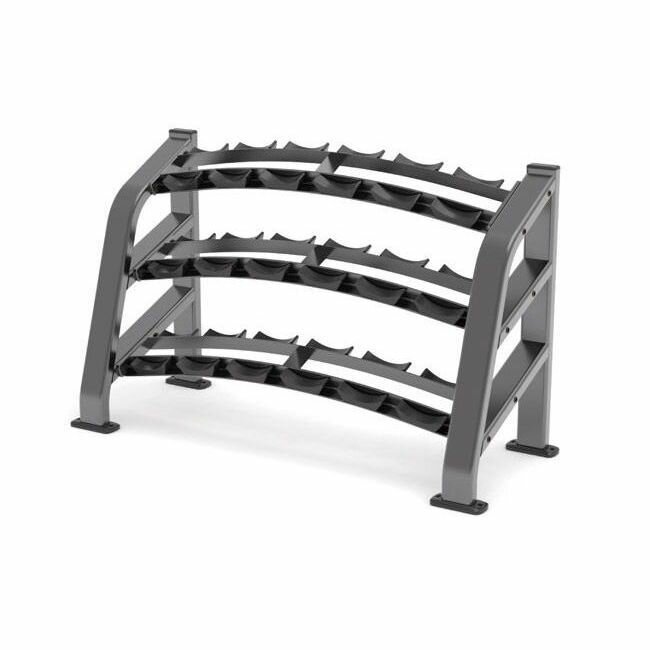 Стойка для гантелей трехъярусная AnyFit PEB112. Товар уцененный