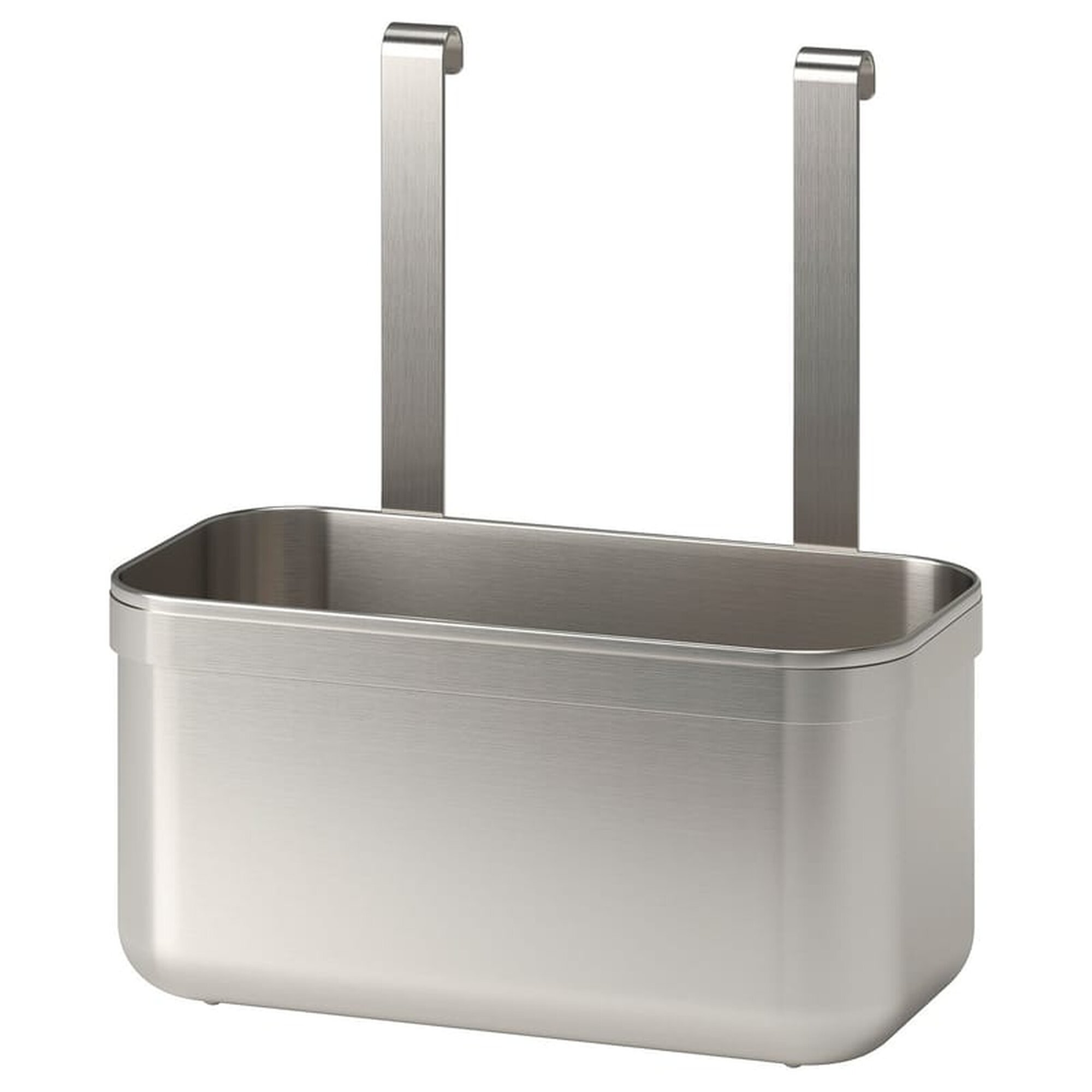 Органайзер для хранения вещей IKEA KUNGSFORS контейнер, серый металлик, 24x12x26.5 см 603.349.20