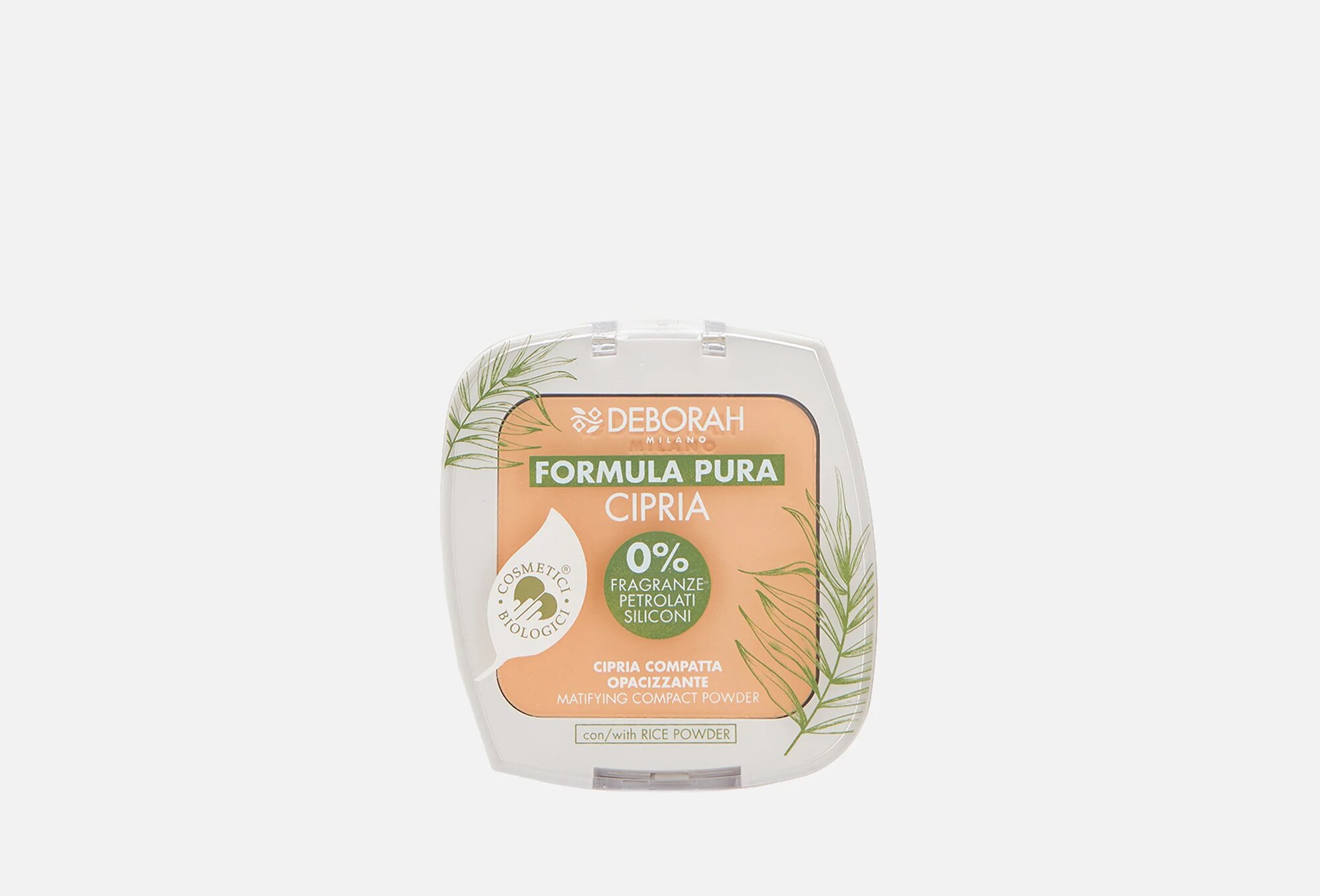 DEBORAH MILANO FORMULA PURA MATIFYING COMPACT POWDER Пудра для лица 9 г 02