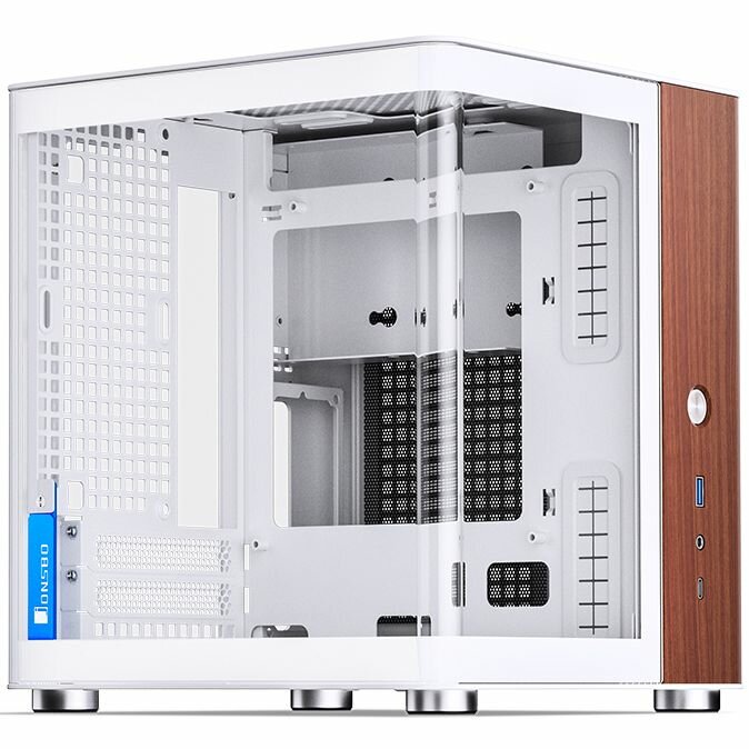 Корпус компьютерный JONSBO TK-0 White Desktop белый