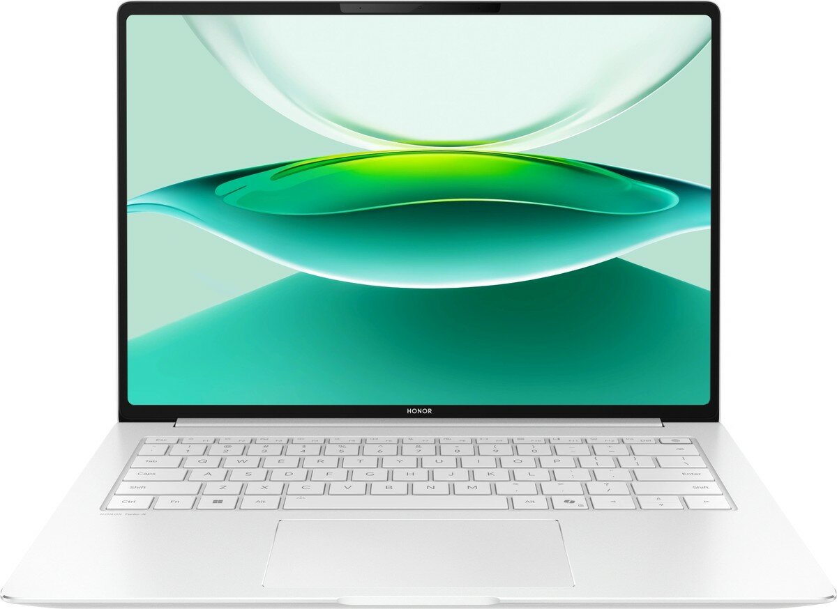 Ноутбук Honor MagicBook Pro 14 FMB-P, 14.6", 2025, OLED, Intel Core Ultra 9 285H 2.9ГГц, 16-ядерный, 32ГБ LPDDR5x, 1ТБ SSD, Intel Arc 140T, Windows 11 Home, белый (5301anxa)