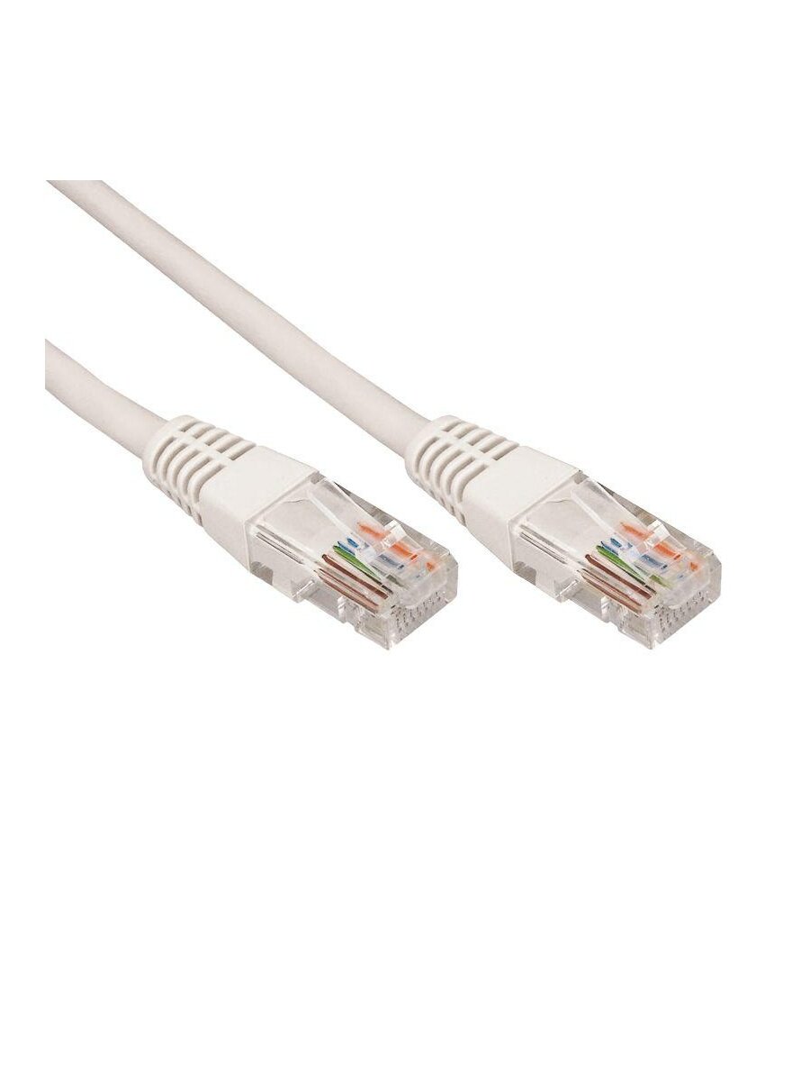 Патч-корд кат.5E UTP 2м литой сер. Rexant 18-1005