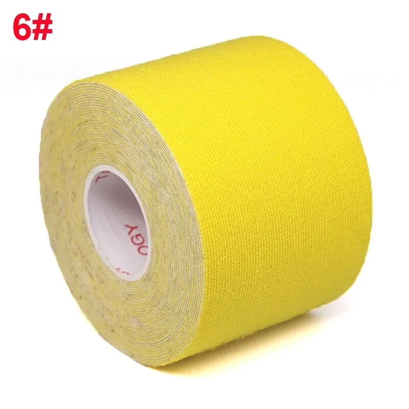 COYOCO кинезиологическая лента для коленей из хлопка Желтый, 5cmX5m, YELLOW