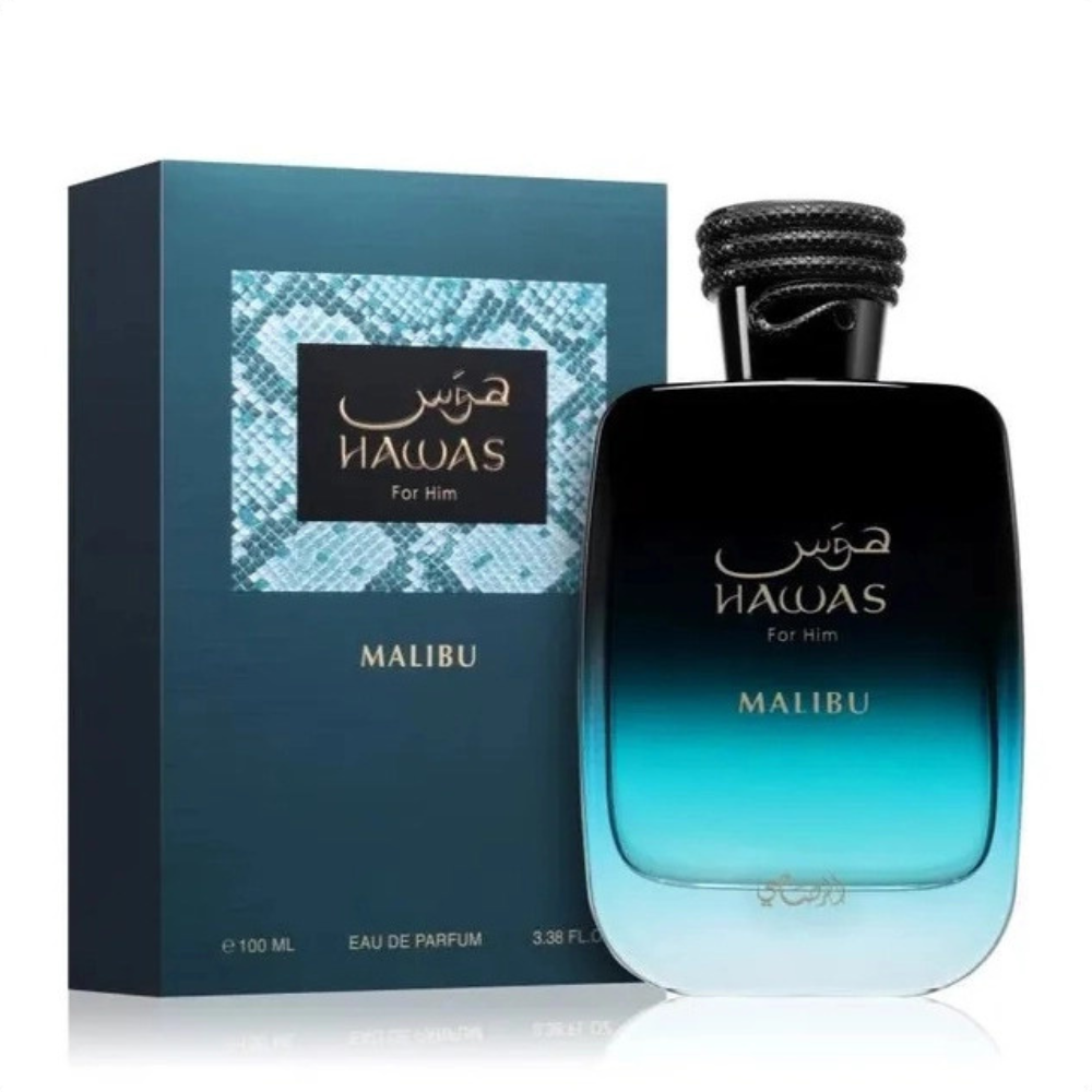 Rasasi Hawas Malibu 100 мл парфюмерная вода, мужские, древесные, водяные