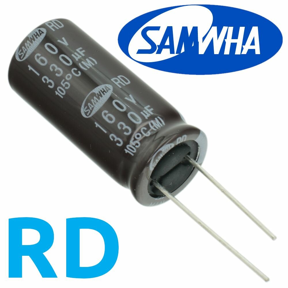 330мкФ 160В / RD / 16x35 / 105 С / конденсатор электролитический (3шт)