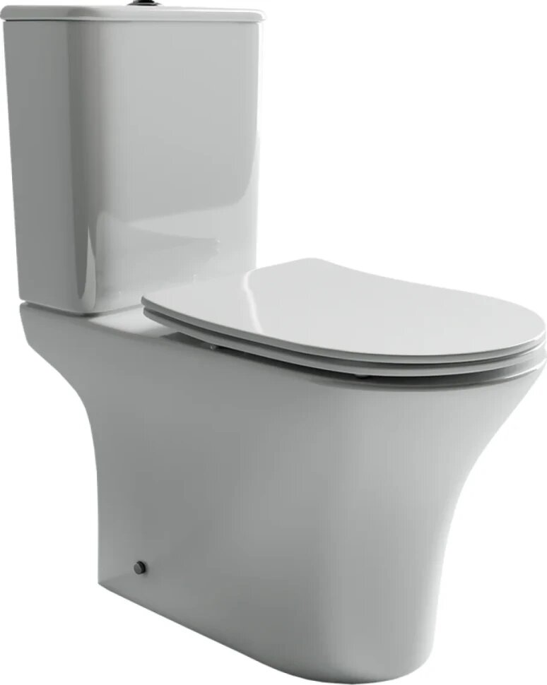 Унитаз-компакт напольный Ceramicanova Fortuna Rimless CN9001