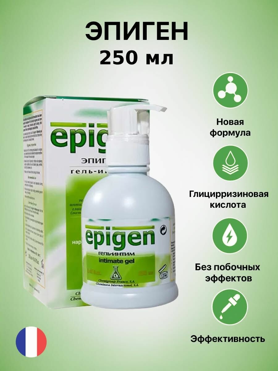 Epigen Gel Эпиген Интим Гель для ежедневной интимной гигиены, 250 мл