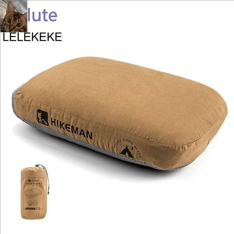 Мягкая подушка из пены с эффектом памяти с медленным отскоком, портативная портативная шейная подушка для кемпинга и путешествий